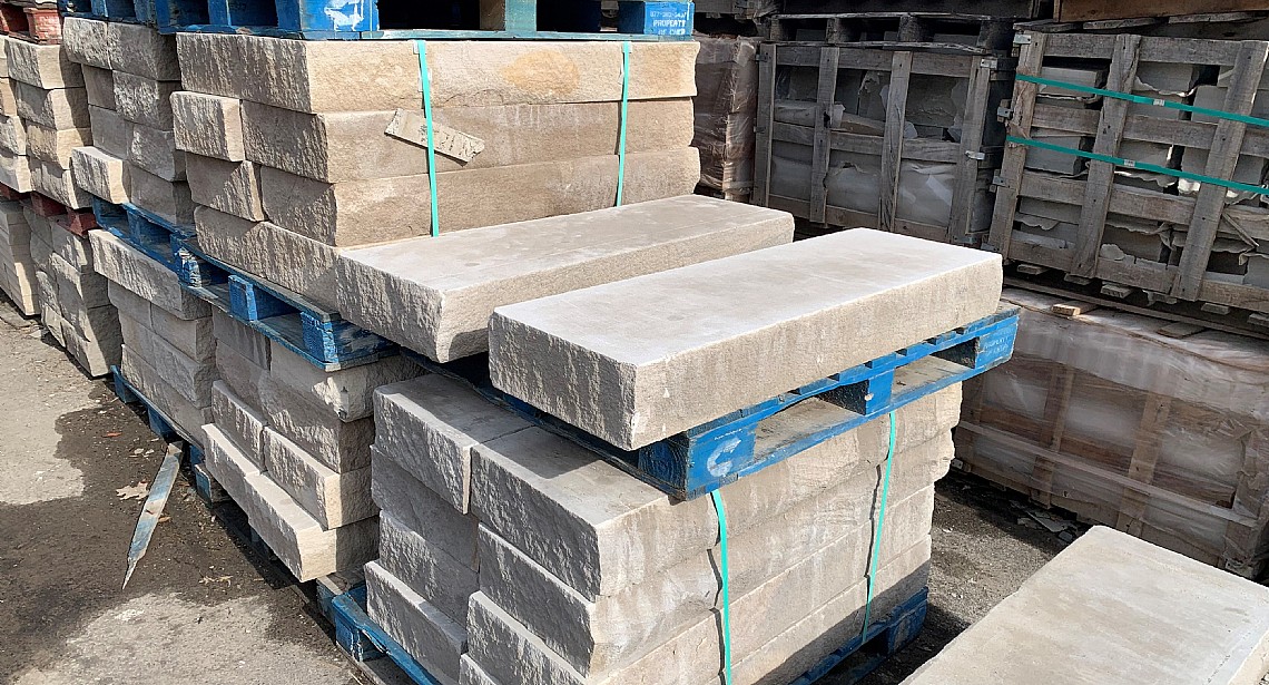 Limestone Steps | Nesbit's Landscape Supply