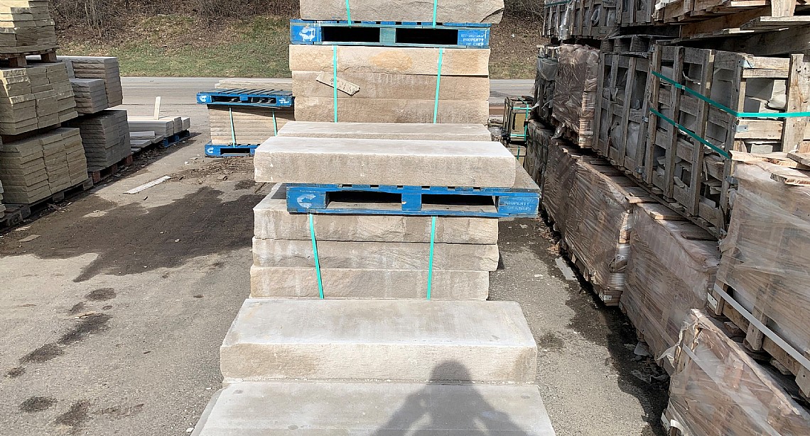 Limestone Steps | Nesbit's Landscape Supply